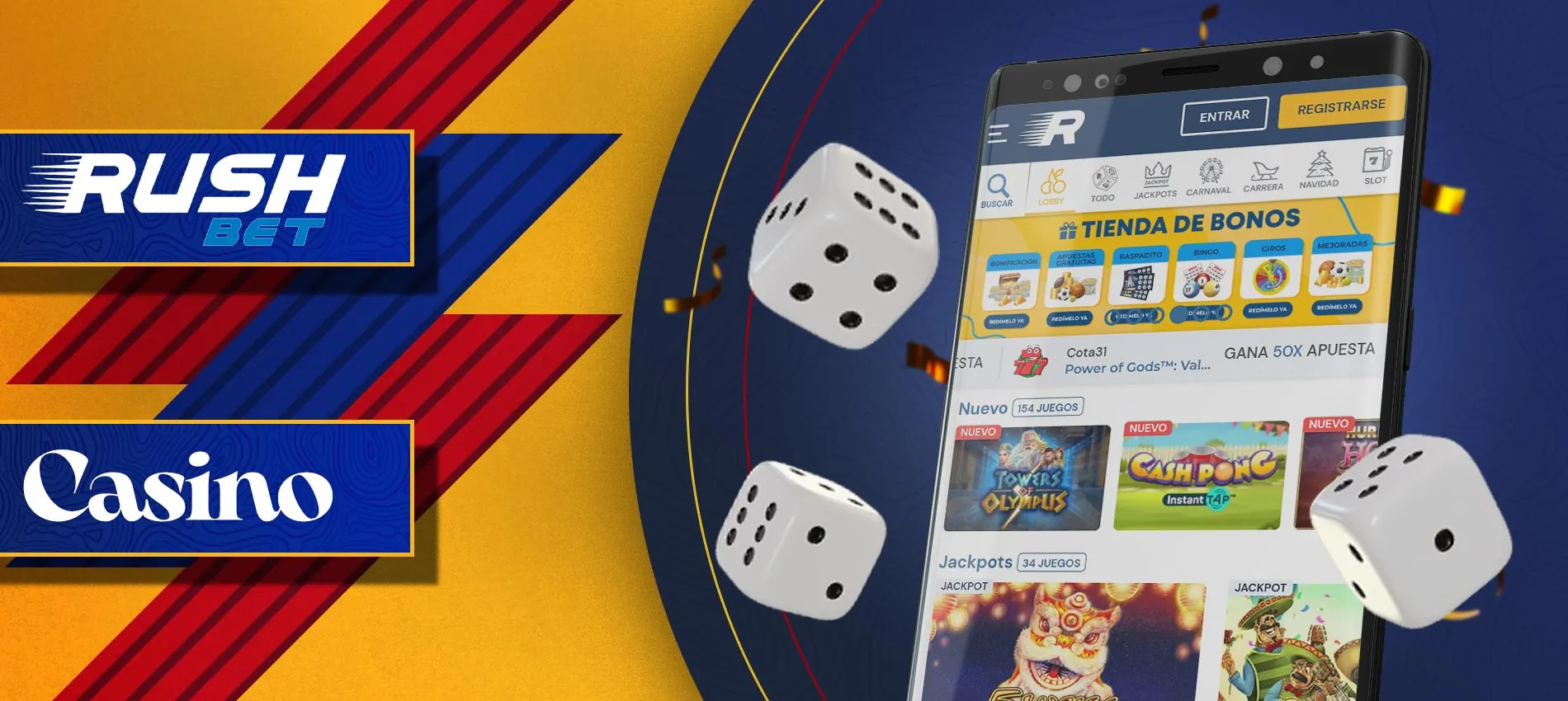 RushBet App móvil: Descarga para iOS y Android en Colombia - 2024