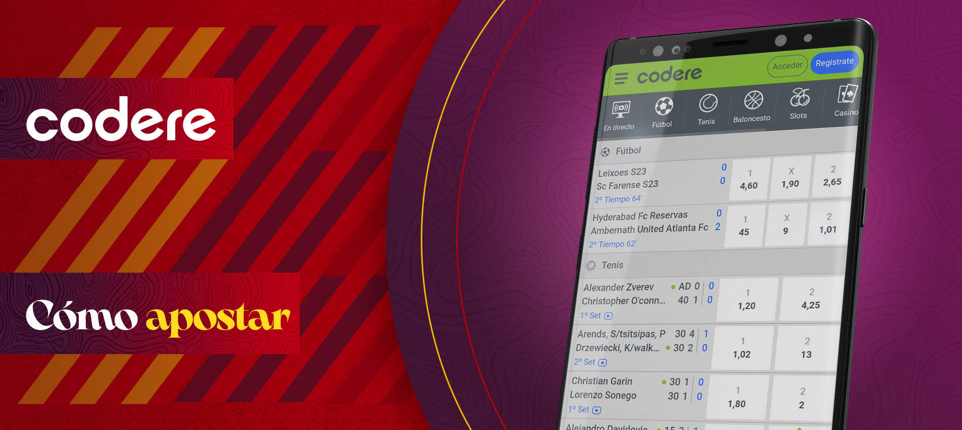 Codere App: Descárgala Gratis en tu Móvil iOS o Android para Apostar