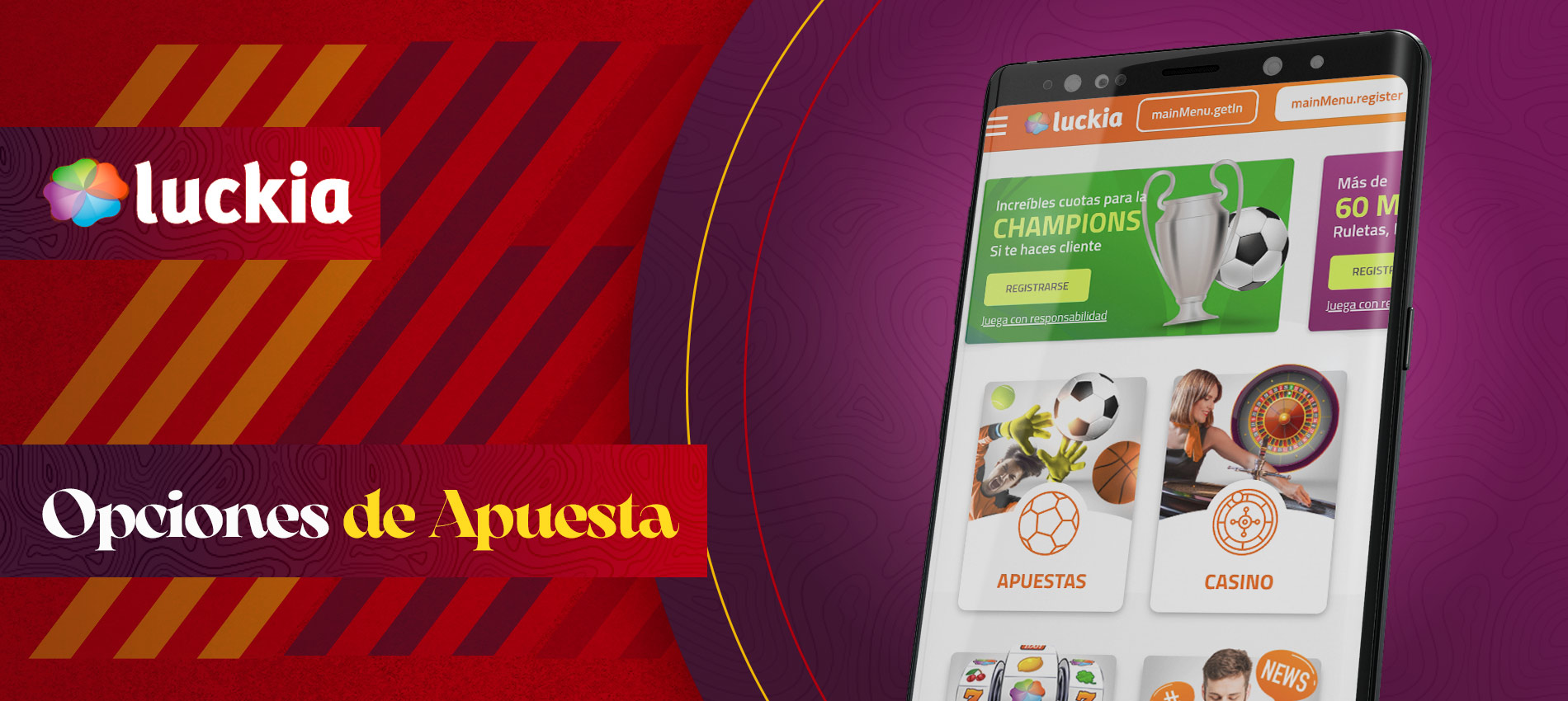 Luckia App móvil: Descarga Gratis para iOS y Android en España - 2024