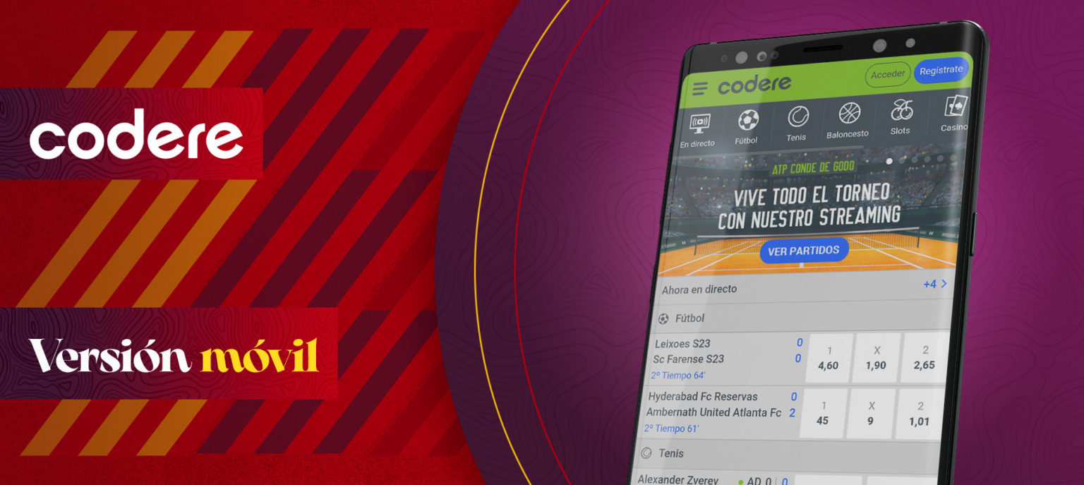Codere App: Descárgala Gratis en tu Móvil iOS o Android para Apostar