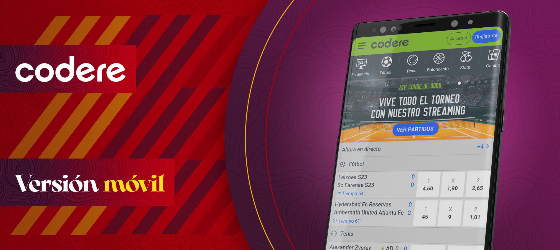 Codere App: Descárgala Gratis en tu Móvil iOS o Android para Apostar