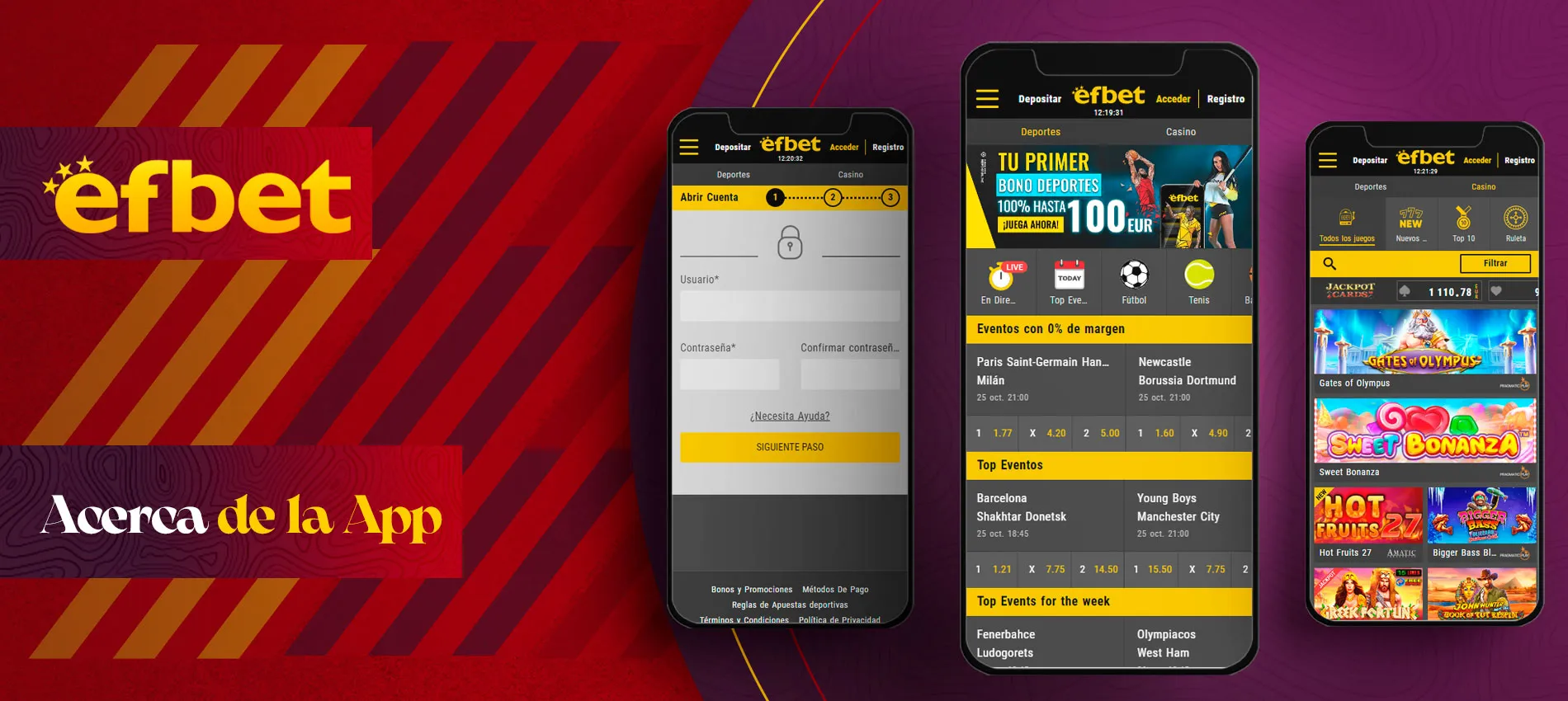 ¡Disfruta de la mejor casa de apuestas con la App de Efbet en España!